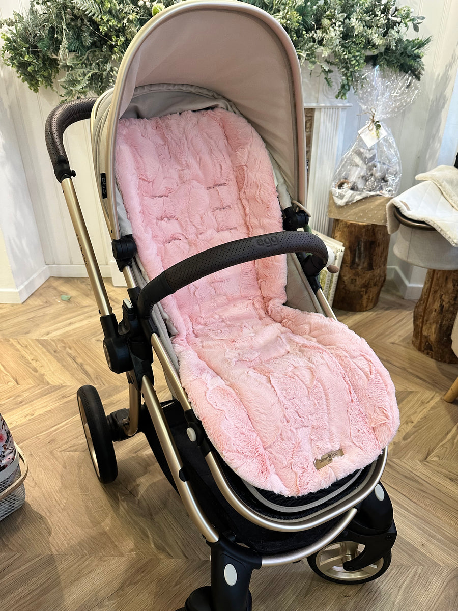Shell fur buggy/pram liner – Seren Fach Designs